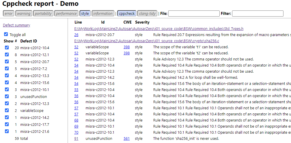 使用Cppcheck进行代码的静态扫描 - 聪拌面